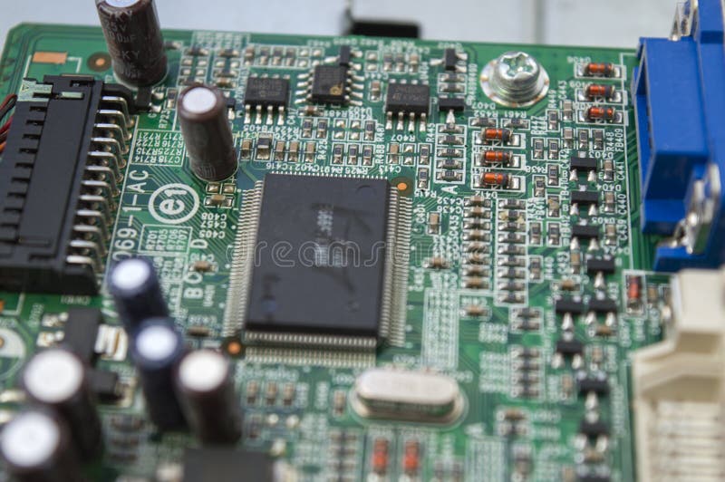 Micro chip of LCD monitor stock photo. Image of monitor - 82113984