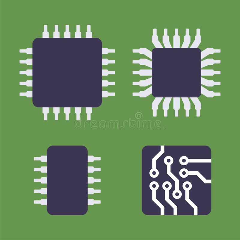 Micro Chip stock illustration. Illustration of conceptual - 21082274