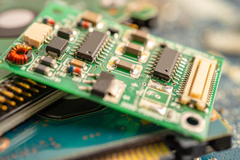 Micro Circuit Main Board Computer Electronic Technology, Hardware ...