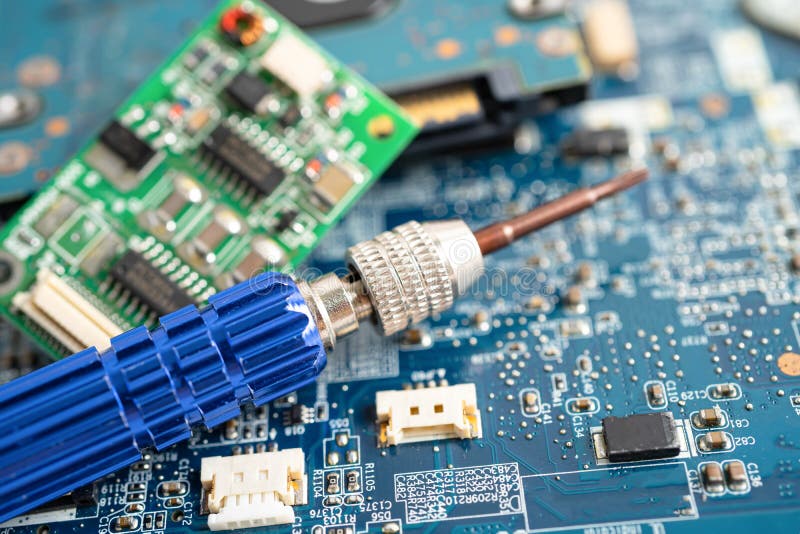 Micro Circuit Main Board Computer Electronic Technology, Hardware ...