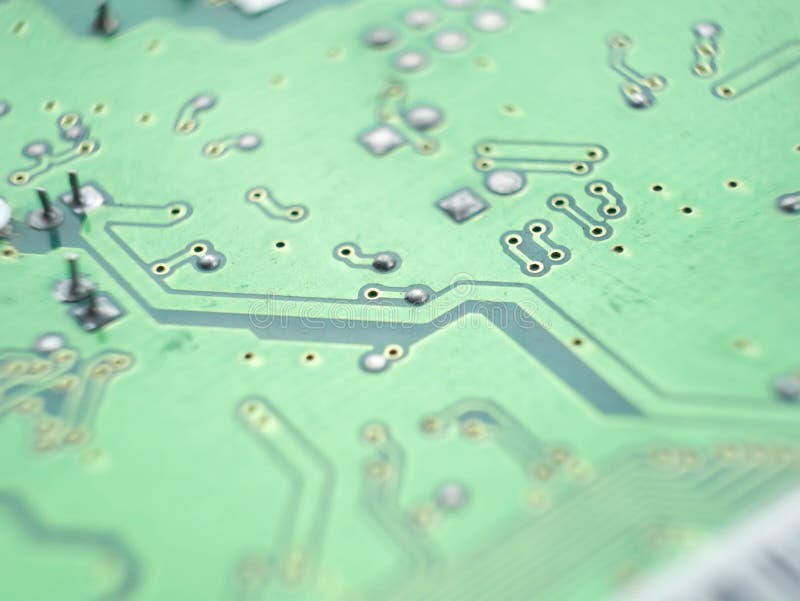 Micro Electronics Components. Semiconductor Elements and Micro Schemes ...