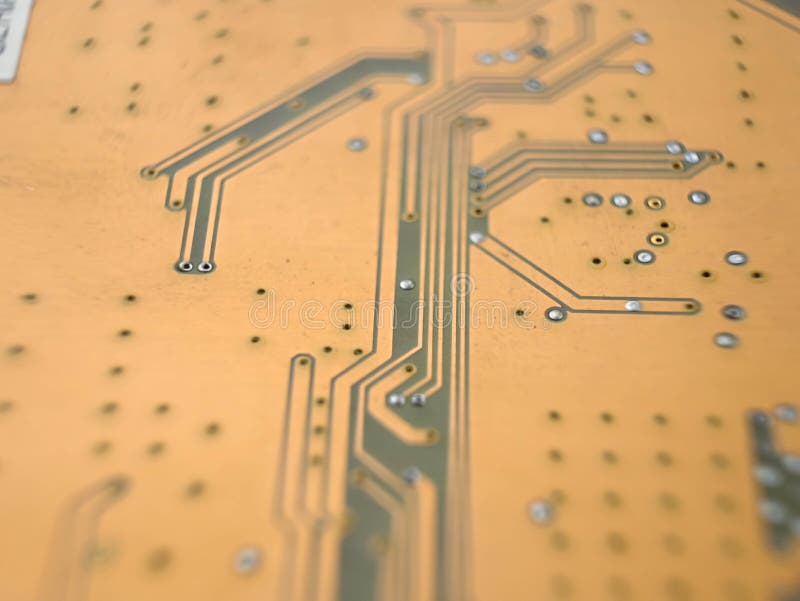 Micro Electronics Components. Semiconductor Elements and Micro Schemes ...