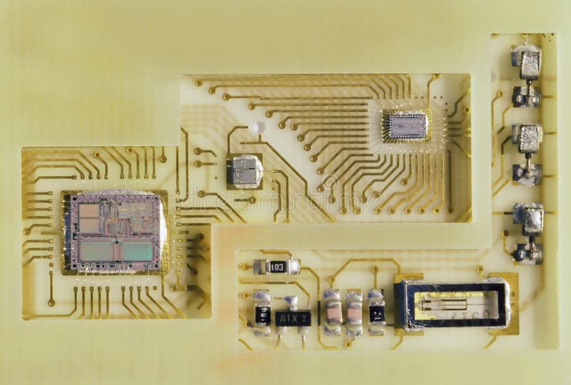 Micro Electronics Detail stock image. Image of micro, engineering - 4018087