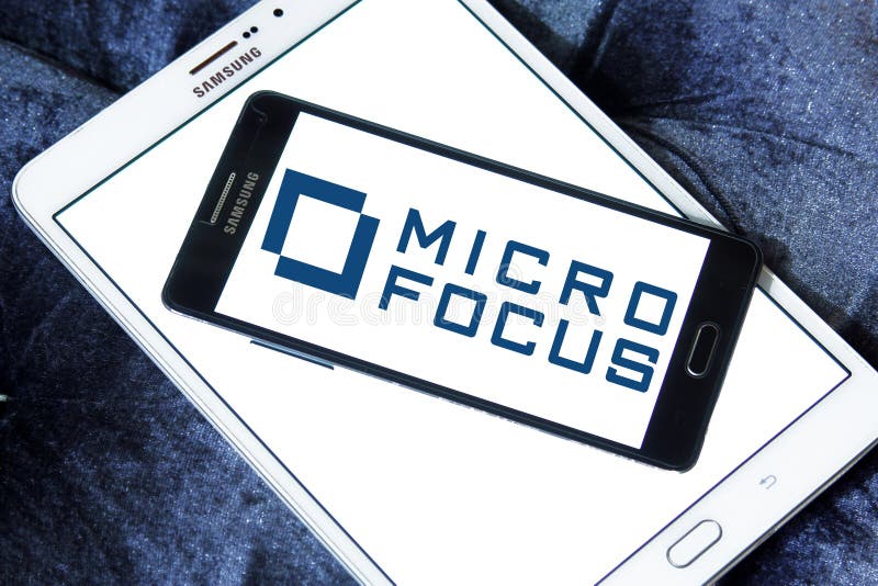 Micro Focus company logo editorial photography. Image of logos - 121279387