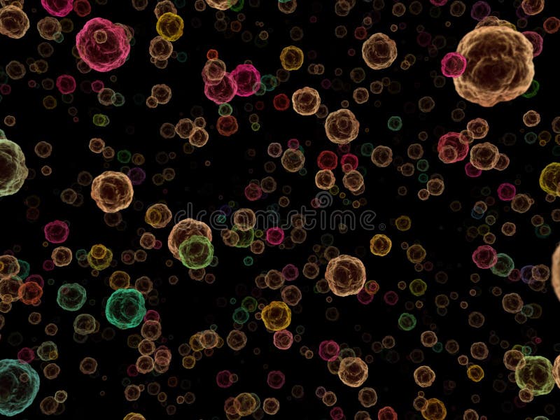 Micro Global Cells With Different Colors Picture. Image: 6428824