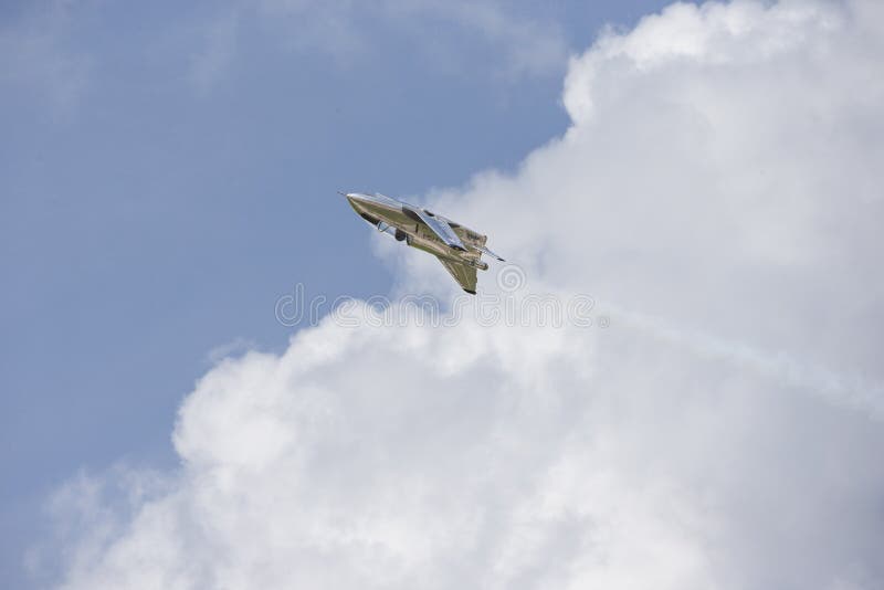 Micro Jet Inverted in Clouds Editorial Image - Image of airforce ...
