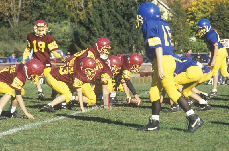 Micro-league Football Players Editorial Stock Photo - Image of america ...