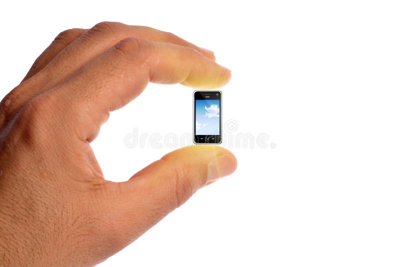 Micro mobile stock image. Image of digital, empty, advertising - 63900709