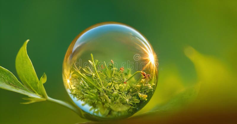 Micro Photography of Unknown Things in the World Stock Illustration ...