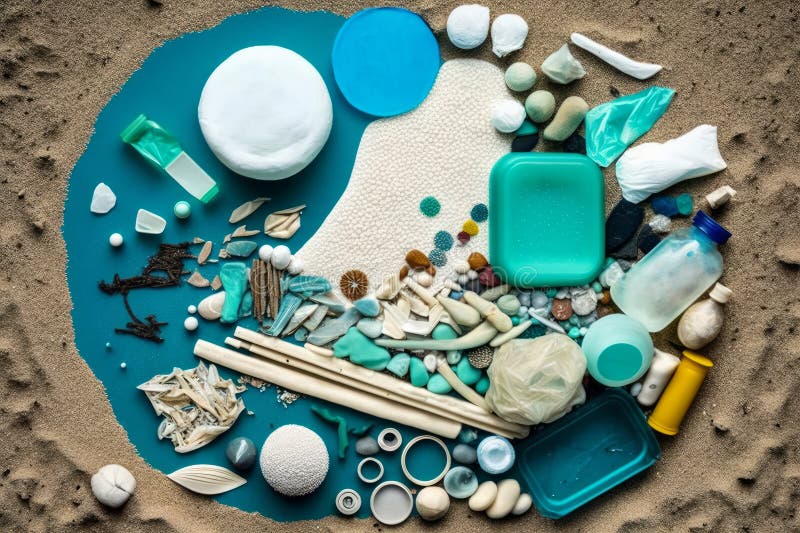 Micro Plastic Particles Found in the Ocean and Beaches. Plastic ...