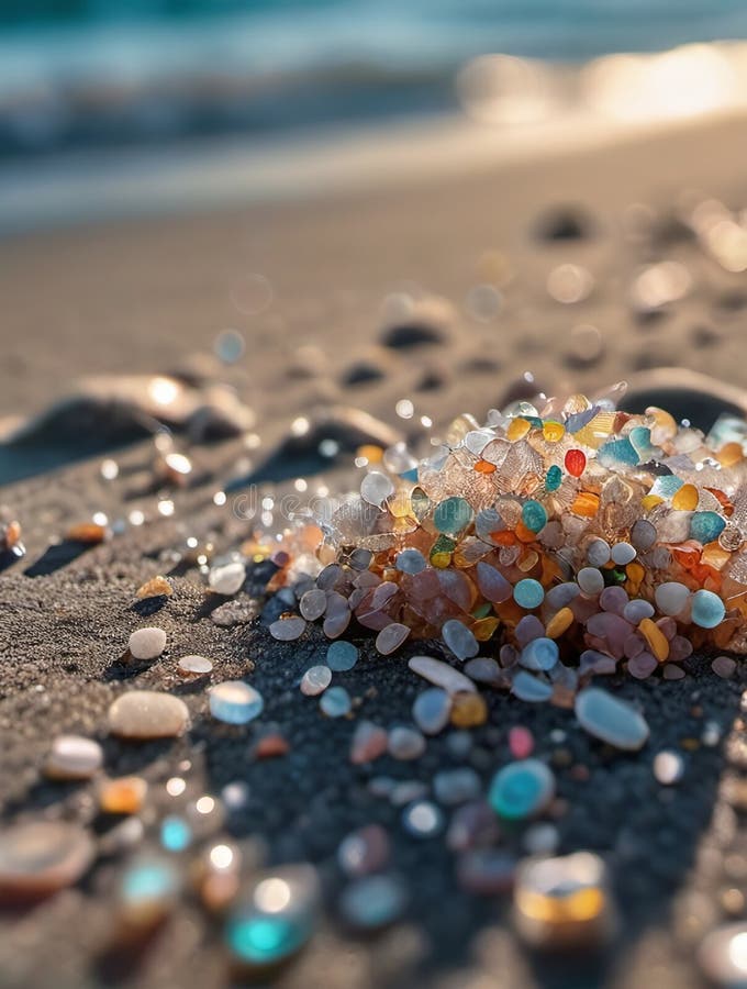 Micro Plastic Particles Found in the Ocean and Beaches, Plastic ...