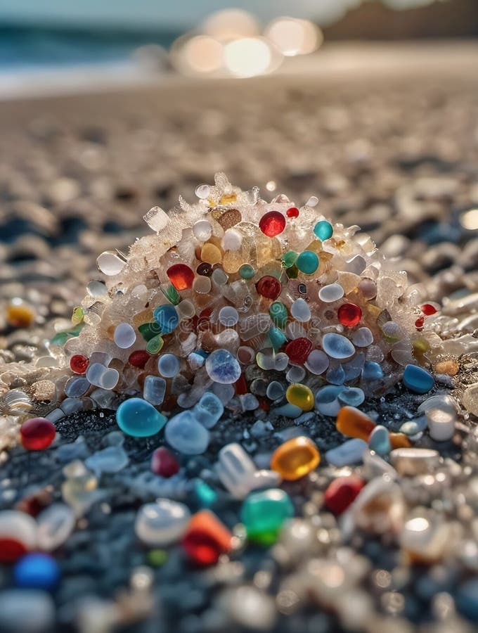 Micro Plastic Particles Found in the Ocean and Beaches, Plastic ...