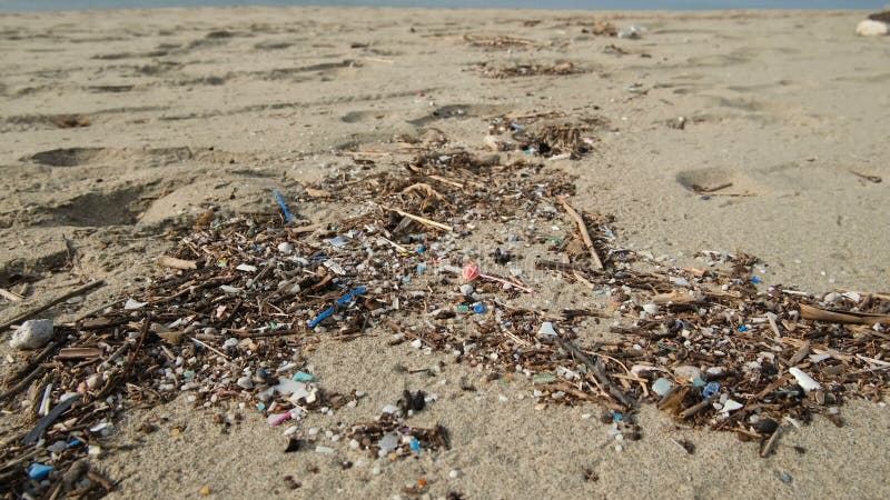 Plastic Particles for Recycling in a Machine in a Recycling Facility ...