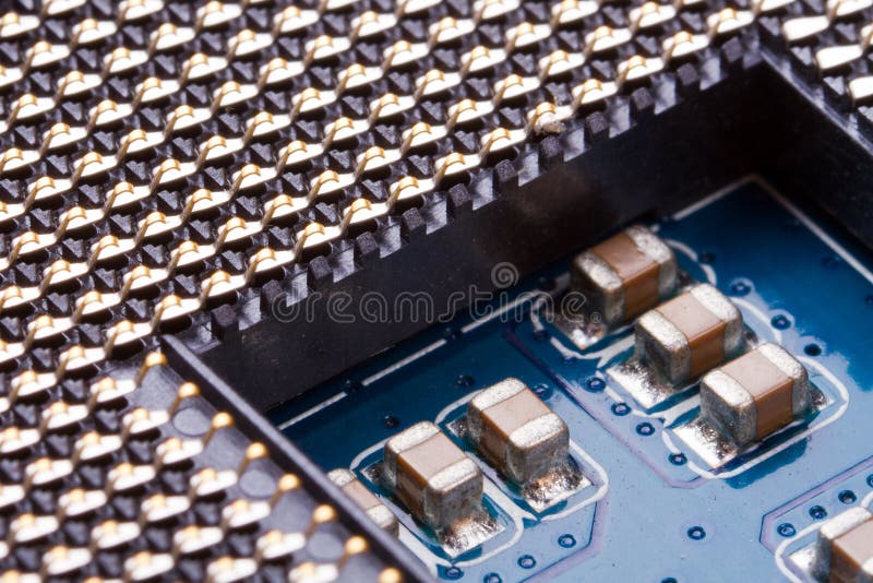 Micro processor close up stock photo. Image of industry - 23065258