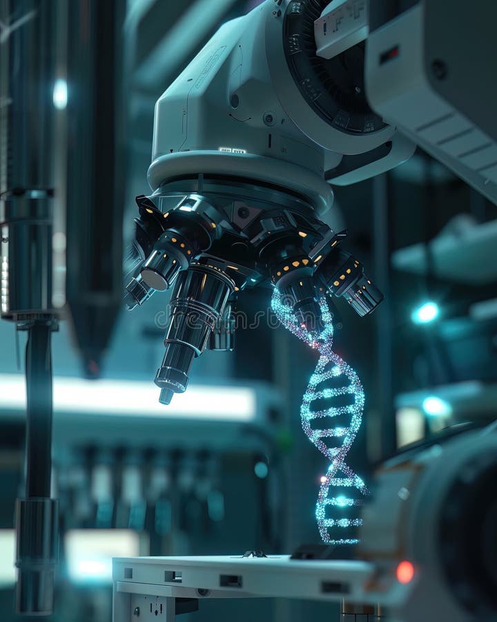 A Micro Robot Precisionengineered Manipulates a Glowing DNA Strand in a ...