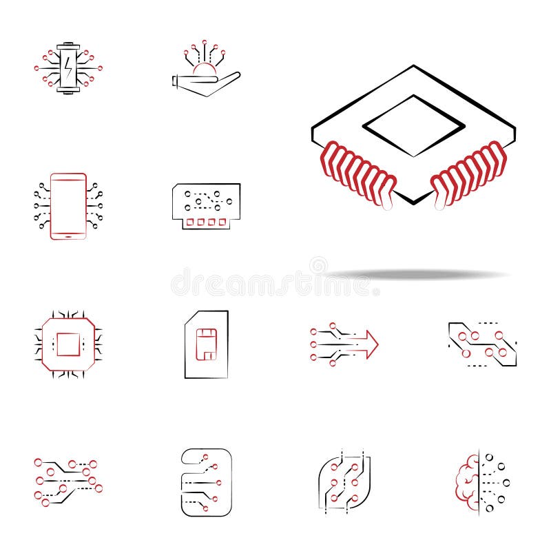 Micro Scheme Icon. Electronics Icons Universal Set for Web and Mobile ...