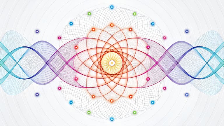 Micro Science Physics Wave Colorful,abstract,design,pattern,geometric ...