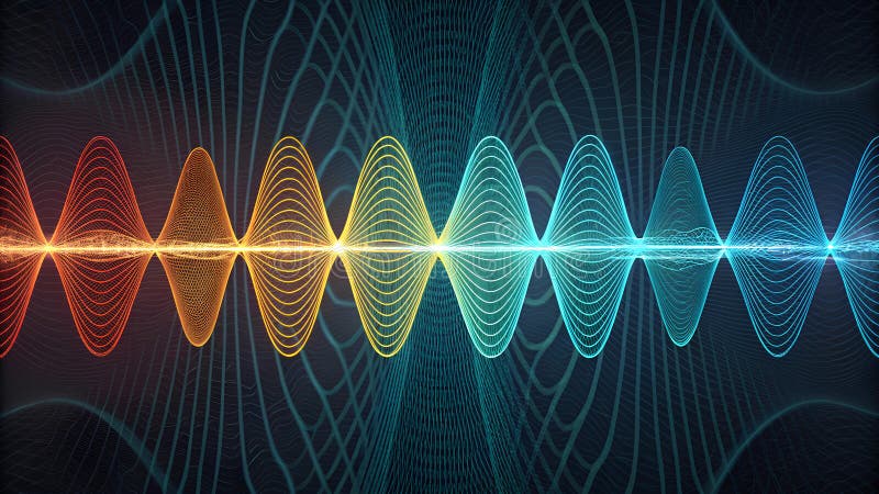 Micro Science Physics Wave Vibrant Waves Illustrate Beauty of Micro ...