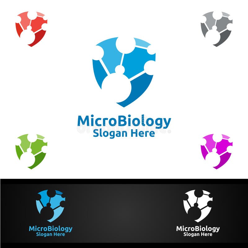 Micro Science and Research Lab Logo for Microbiology, Biotechnology ...