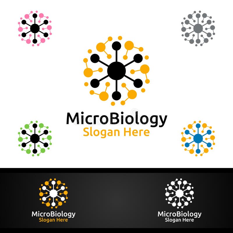 Micro Science and Research Lab Logo for Microbiology, Biotechnology ...
