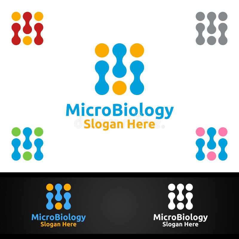 Micro Science and Research Lab Logo for Microbiology, Biotechnology ...