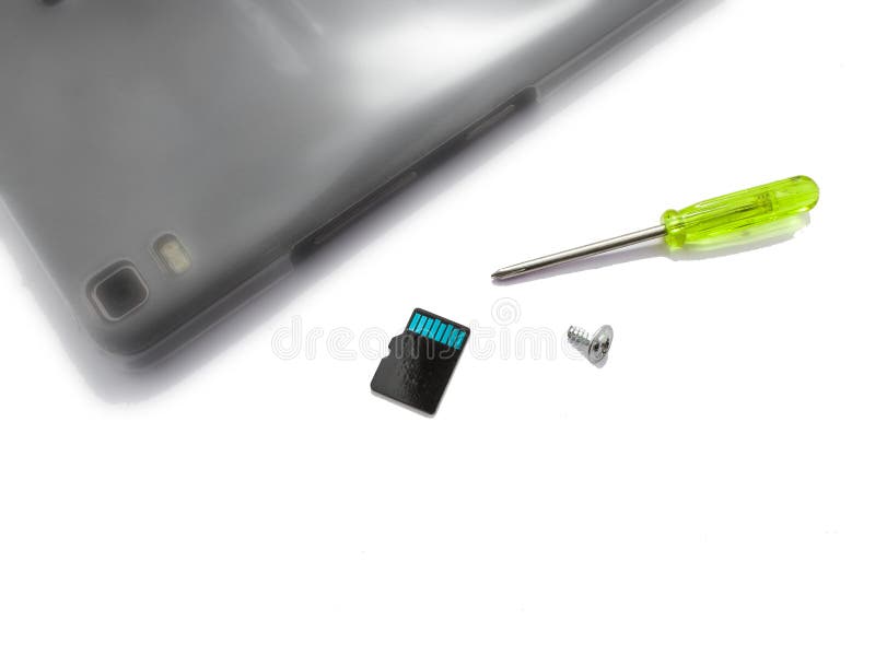 Micro SD Card for Additional Memory Device. Stock Image - Image of ...