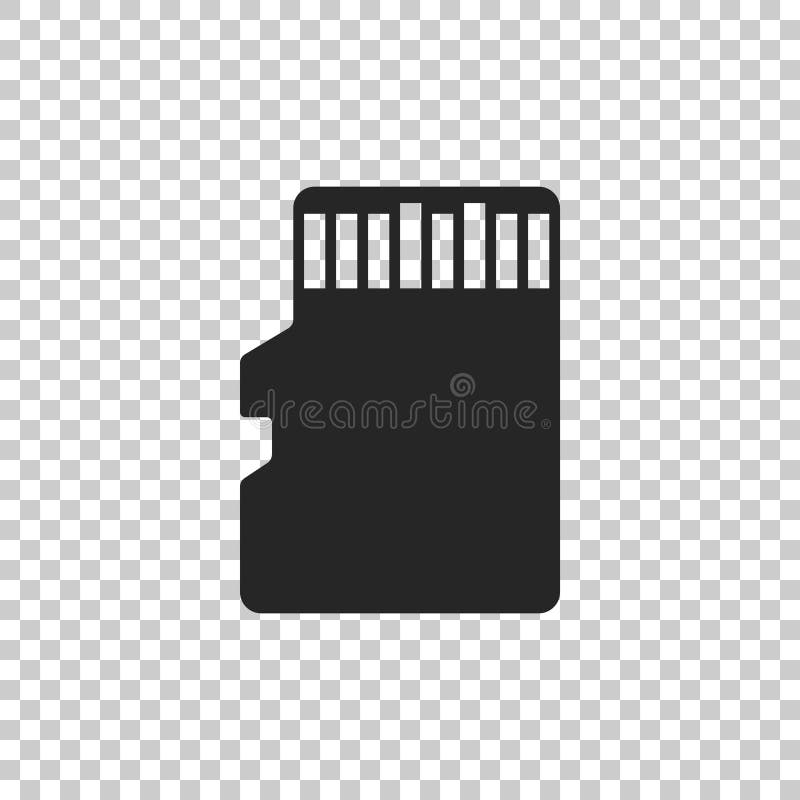 Micro SD Memory Card Icon Isolated on Transparent Background Stock ...