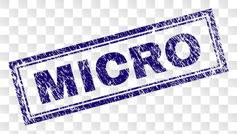 Scratched MICRO Rectangle Stamp Stock Vector - Illustration of corroded ...