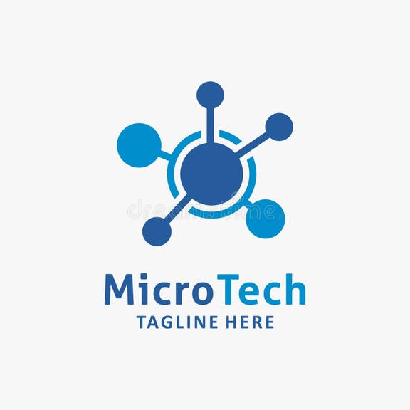 Micro tech logo design stock vector. Illustration of awesome - 238081183