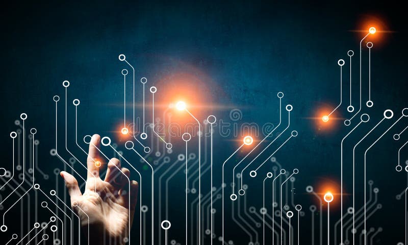 Micro Technology Background Stock Photo - Image of detail, motherboard ...