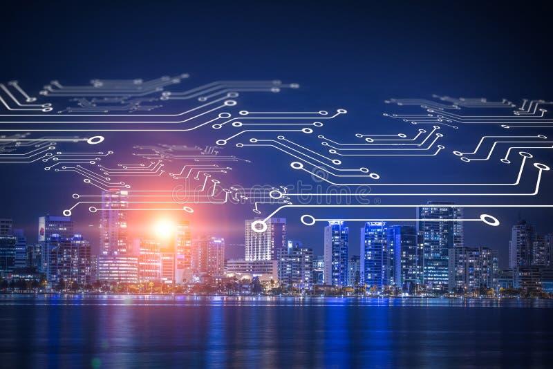 Micro Technology Background Stock Photo - Image of construction ...