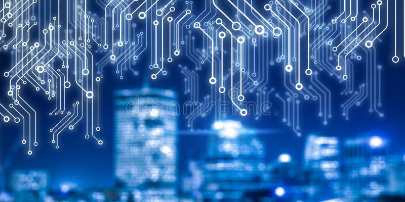 Micro Technology Background Stock Illustration - Illustration of ...