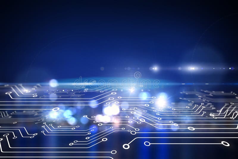 Micro Technology Background Stock Illustration - Illustration of ...