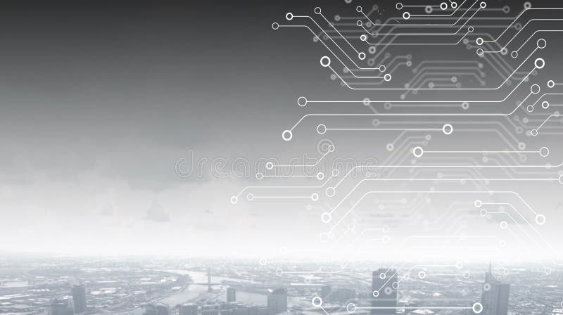 Micro Technology Background Stock Illustration - Illustration of ...