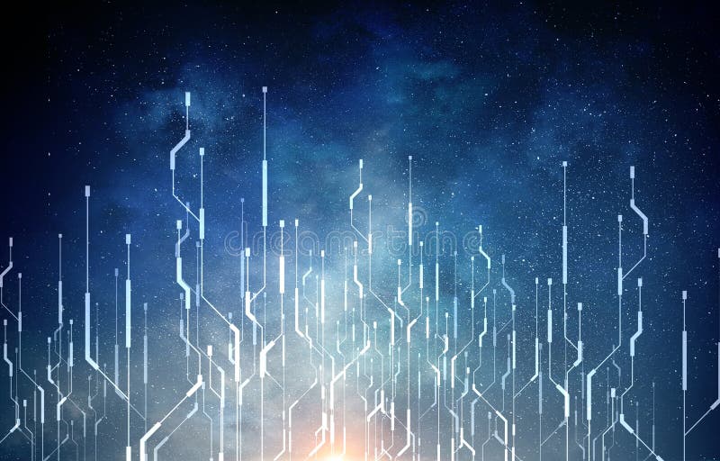 Micro Technology Background Stock Photo - Image of motherboard, city ...