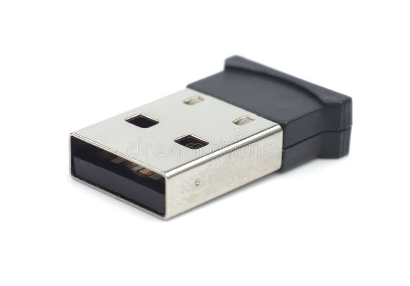 Micro USB Bluetooth WiFi Dongle Stock Image - Image of plastic ...