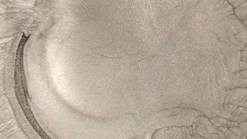 Micro View of a Chemical Reaction Under a Microscope with Bubbles Stock ...