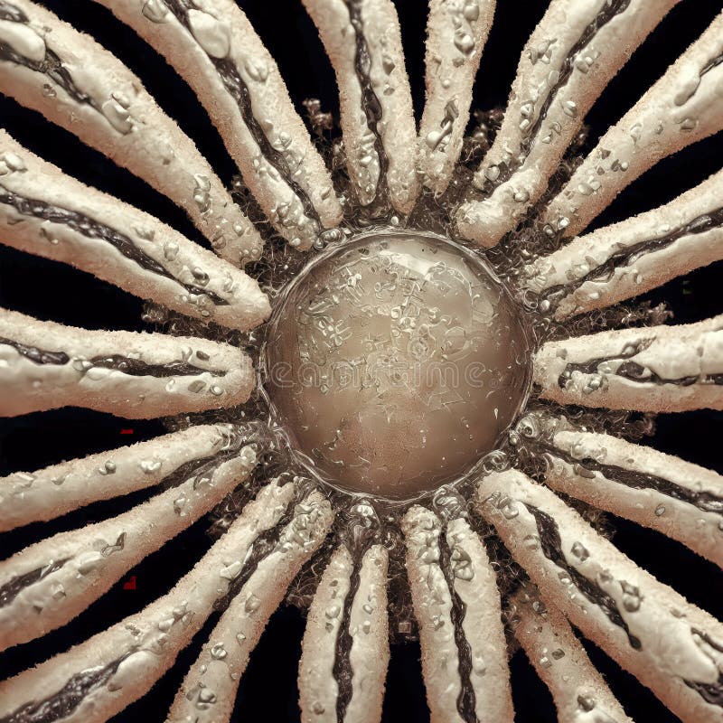 Micro World, Abstract Background Texture Stock Illustration ...