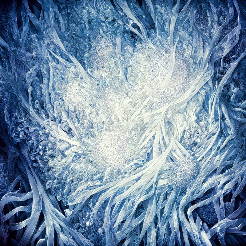 Micro World, Abstract Background Texture Stock Illustration ...