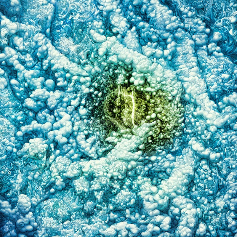 Micro World, Abstract Background Texture Stock Illustration ...