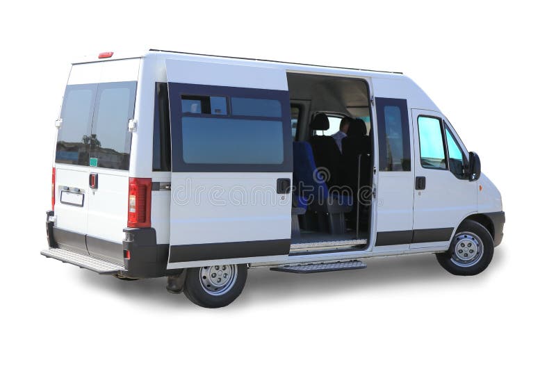 Microbús aislado foto de archivo. Imagen de corporativo - 34939922