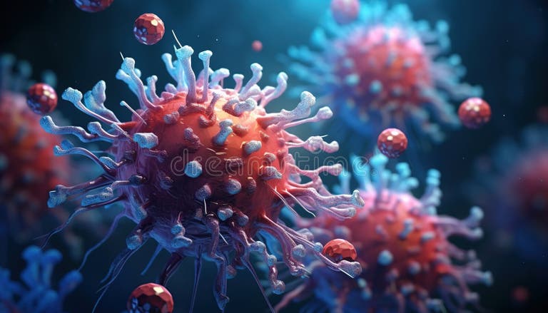 Microbacteria and Bacterial Organisms.biology and Science Background ...