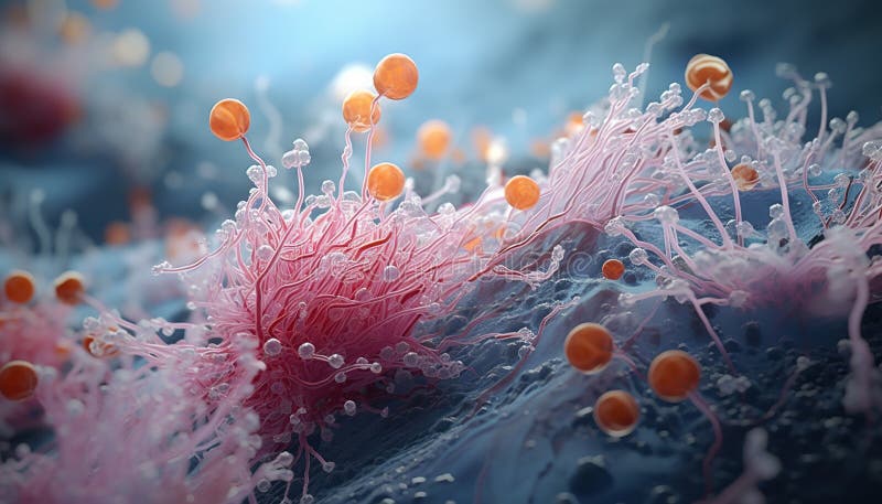 Microbacteria and Bacterial Organisms.biology and Science Background ...