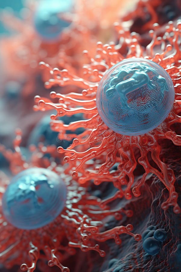 Microbacteria and Bacterial Organisms.biology and Science Background ...