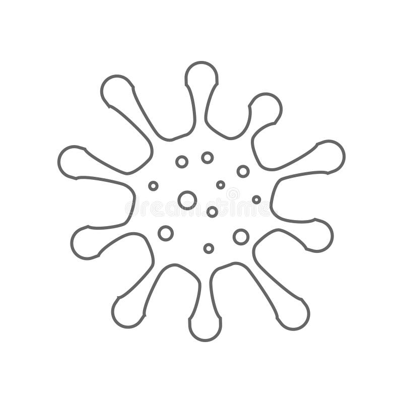 Microbe, Bacterium Icon, Virus Icon in Glyph Style, Corona Virus ... Microbe, Bacterium Icon, Virus Icon in Glyph Style, Corona Virus ...