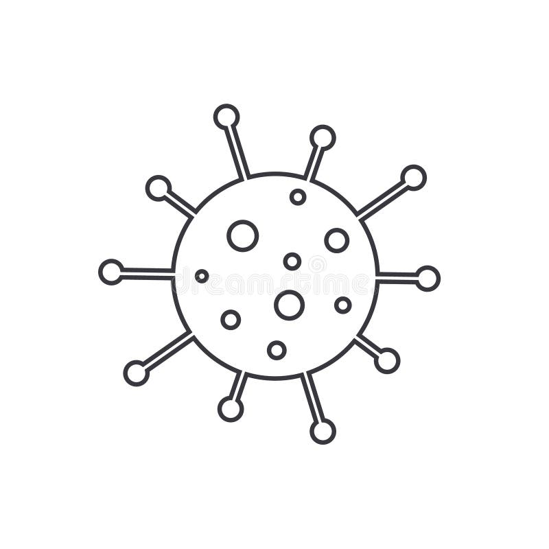 Microbe, Bacterium Icon, Virus Icon in Glyph Style, Corona Virus ... Microbe, Bacterium Icon, Virus Icon in Glyph Style, Corona Virus ...