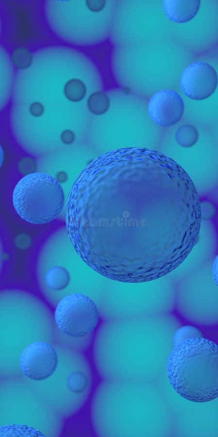 Microbe,blood Vessel, Molecule,medical Concept, 3d Render Stock ...