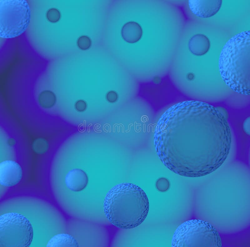 Microbe,blood Vessel, Molecule,medical Concept, 3d Render Stock ...