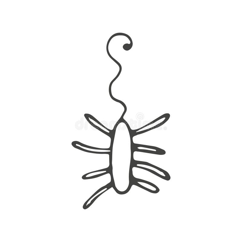 Microbe Corona Virus Icon, Outline Hand Drawn Style Stock Vector ... Microbe Corona Virus Icon, Outline Hand Drawn Style Stock Vector ...