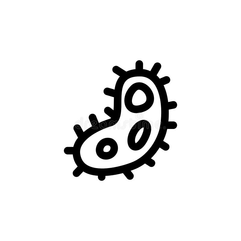 Microbe Icon stock vector. Illustration of epidemic - 174498345